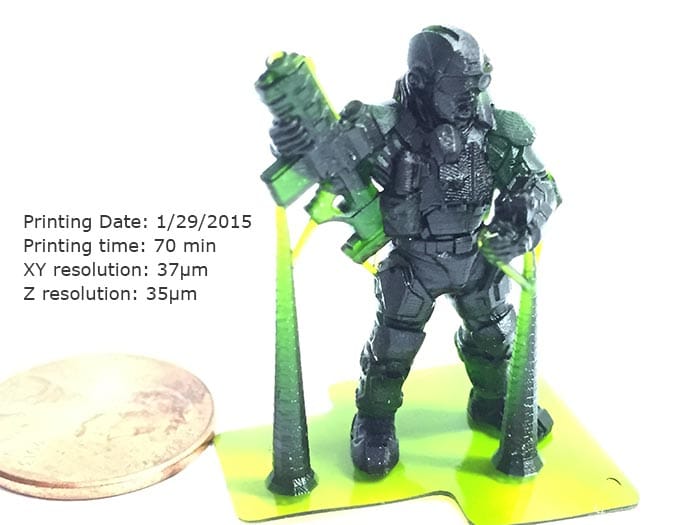 3D Printed Mini-Figurine – the Grenadier - Kudo3D